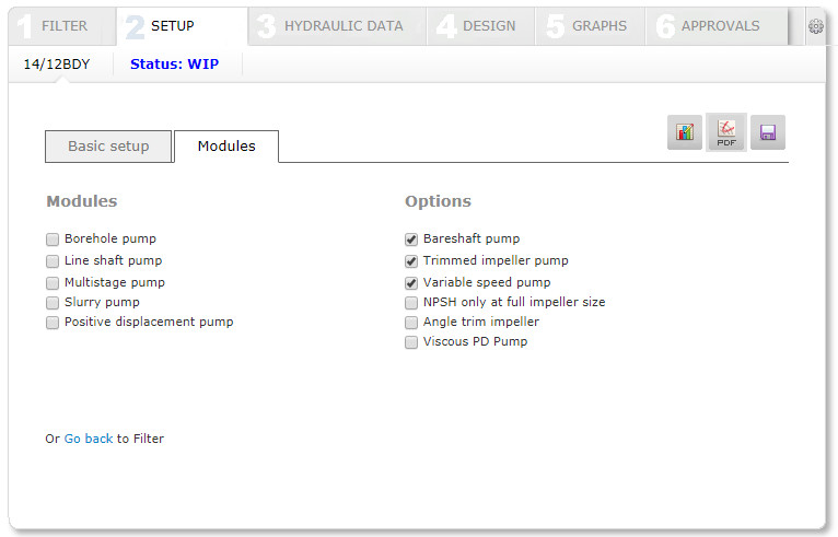 Aquatec Online - Pump Curve Software