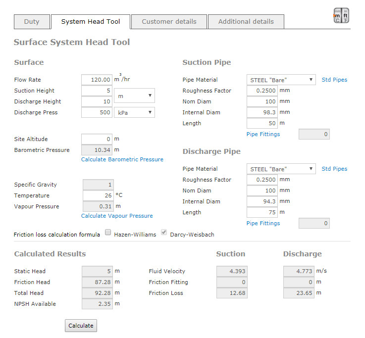 Aquatec Online - Pump Selection Software